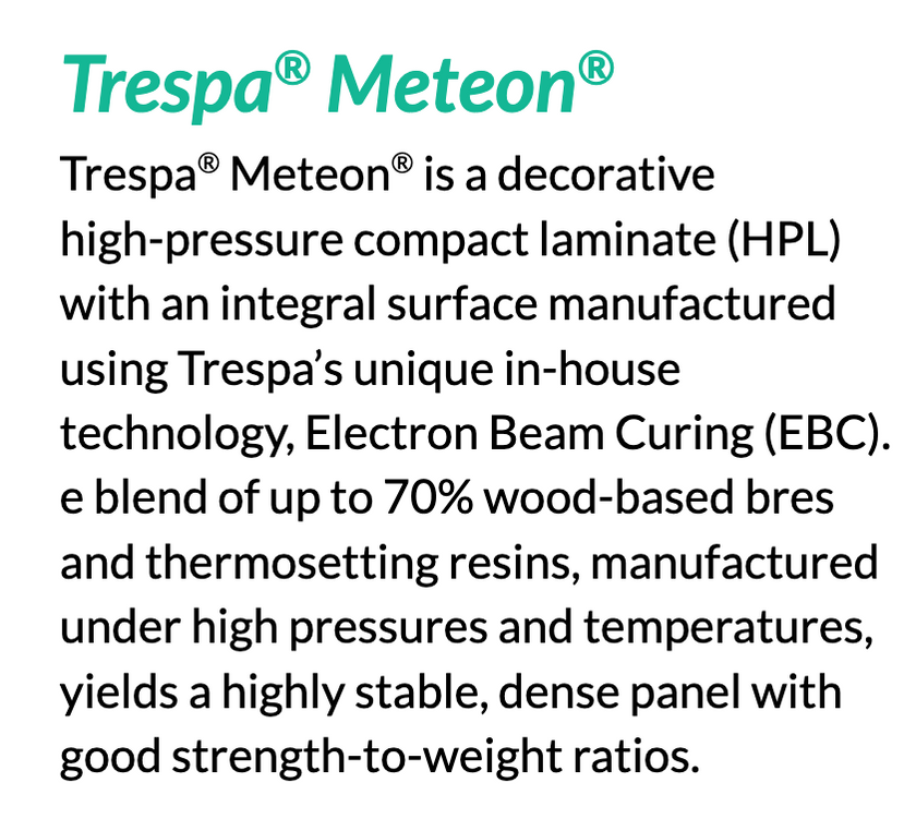 TRESPA® METEON® Exterior Lumen Panels — Quick Ship Panels